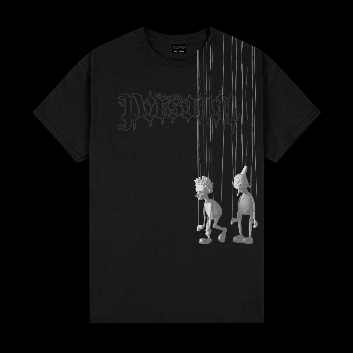 Personal Joint "Puppets " Black Tee – RapidSkateboarding